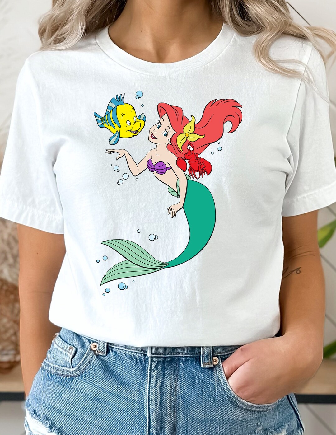 Ariel Disney Shirt, Ariel Cute T-shirt, Little Mermaid Ariel Shirt ...