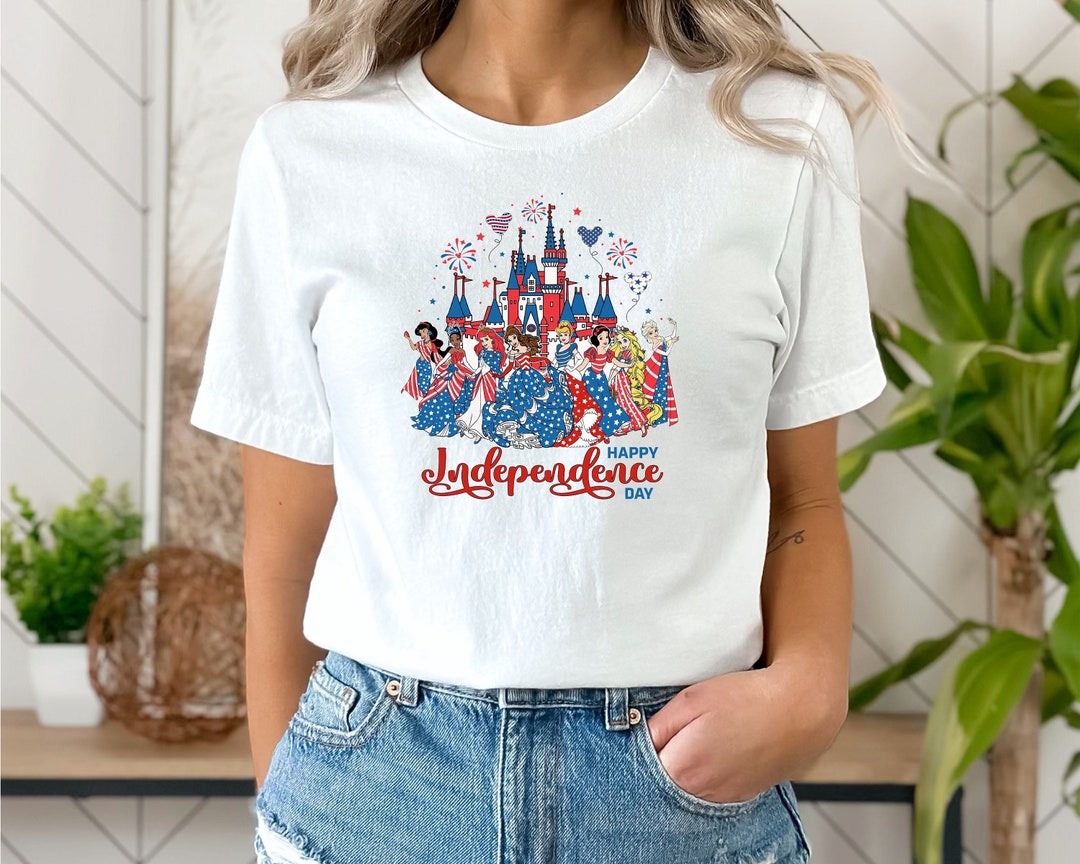 Princess 4th of July Shirt, Disney Princess Independence Day, Disney ...