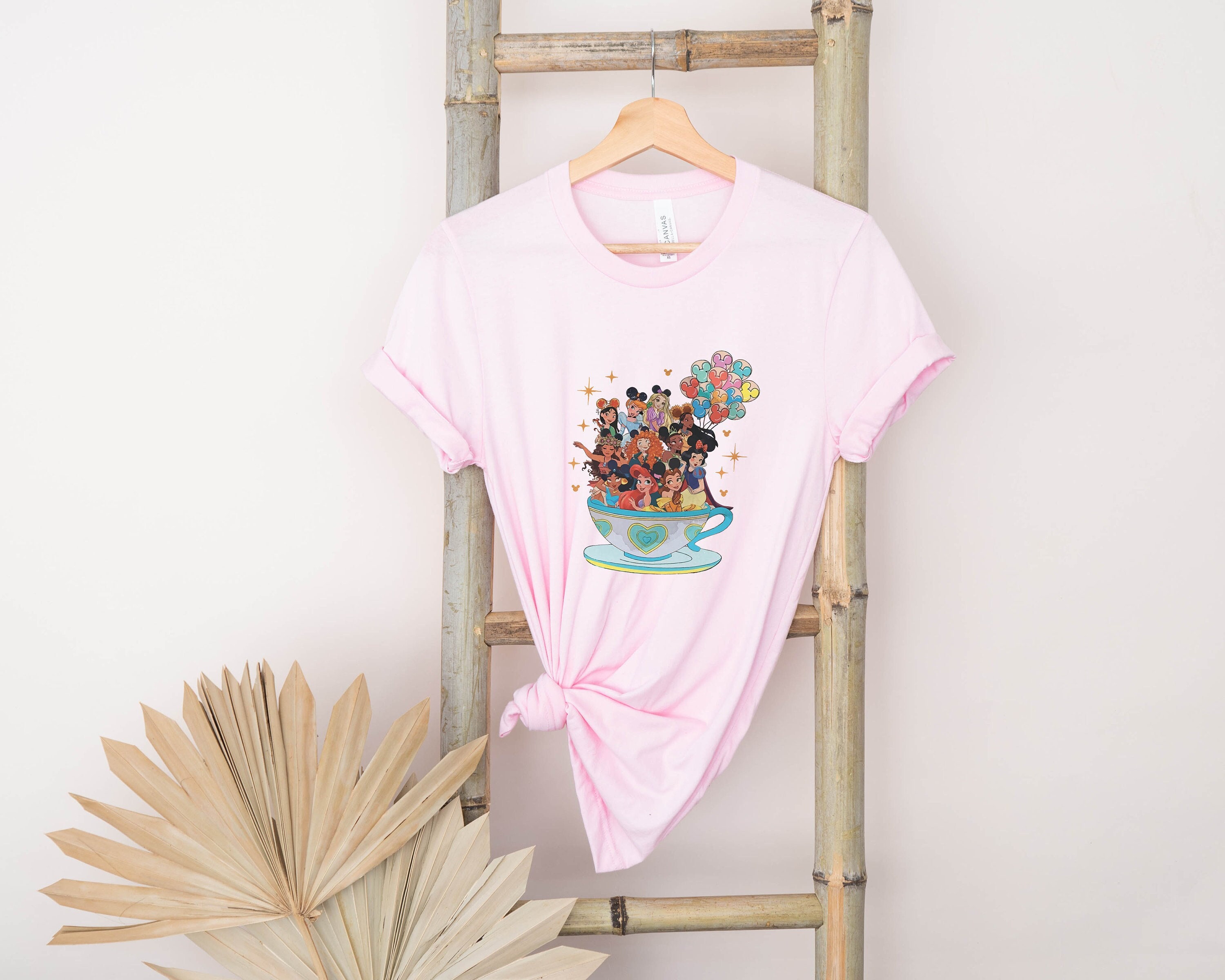Disney princess Teacup Shirt, Disney Princess Characters Ballon sold by ...