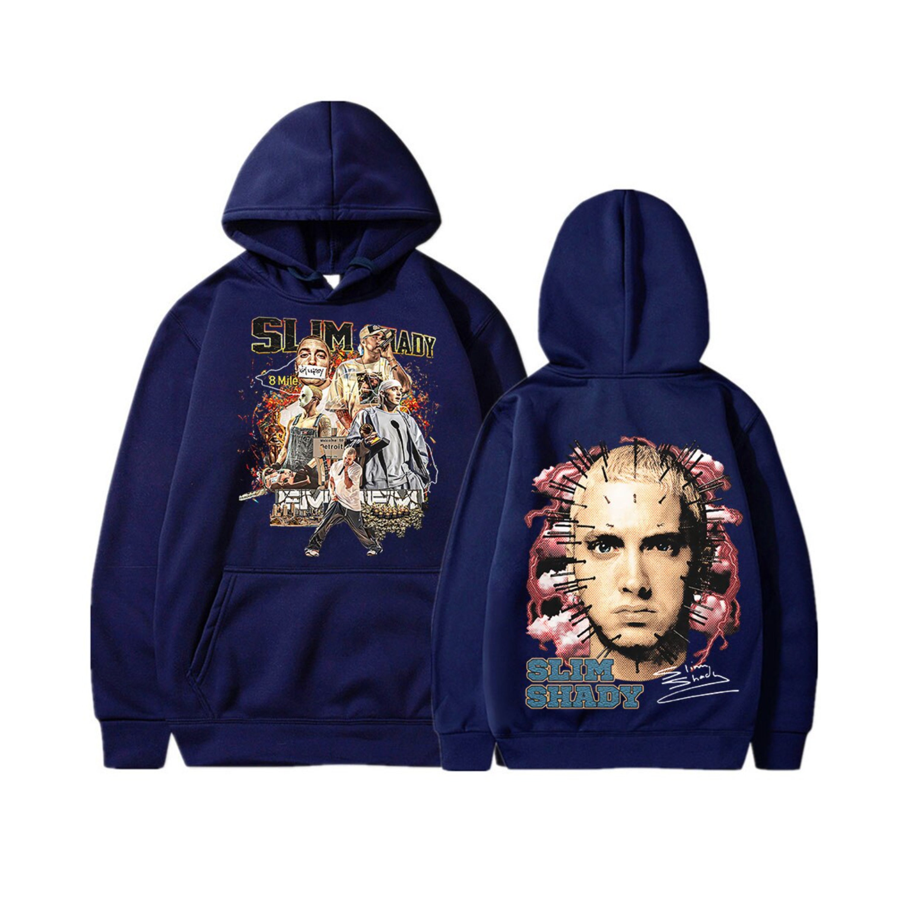 Eminem Rapper Hoodie Eminem Slim Shady Hoodies Designed & Sold By ...