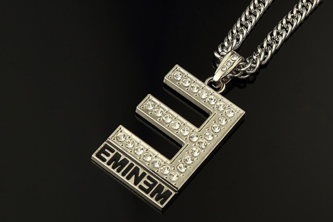 Eminem Necklace Slim Shady Eminem Necklace Pendant Chain - Etsy