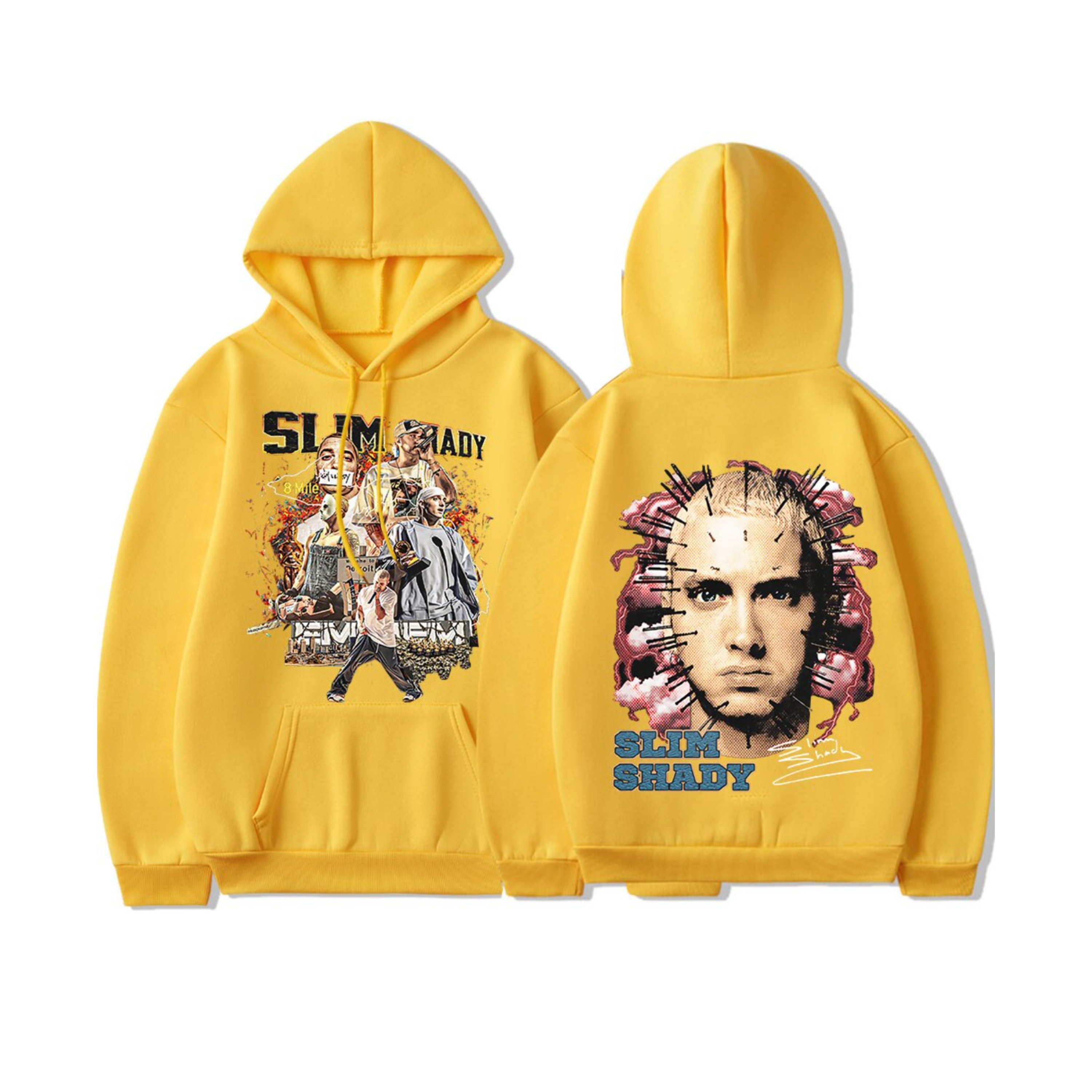 Eminem Rapper Hoodie Eminem Slim Shady Hoodies Designed & Sold By ...