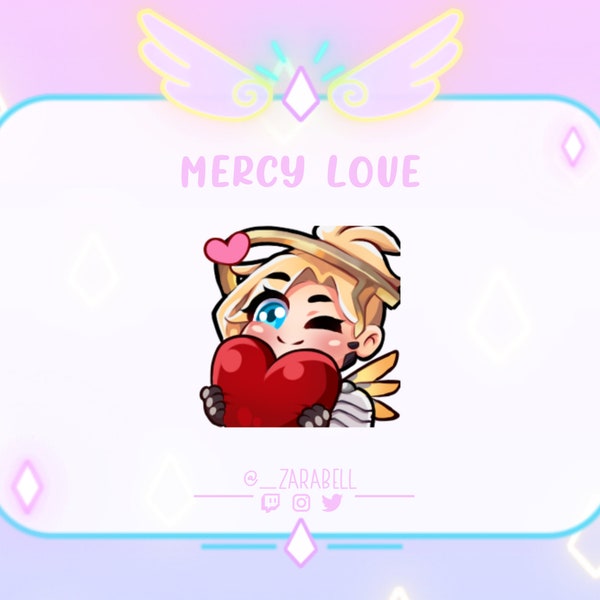 Overwatch Emotes Mercy Twitch Emote - Etsy