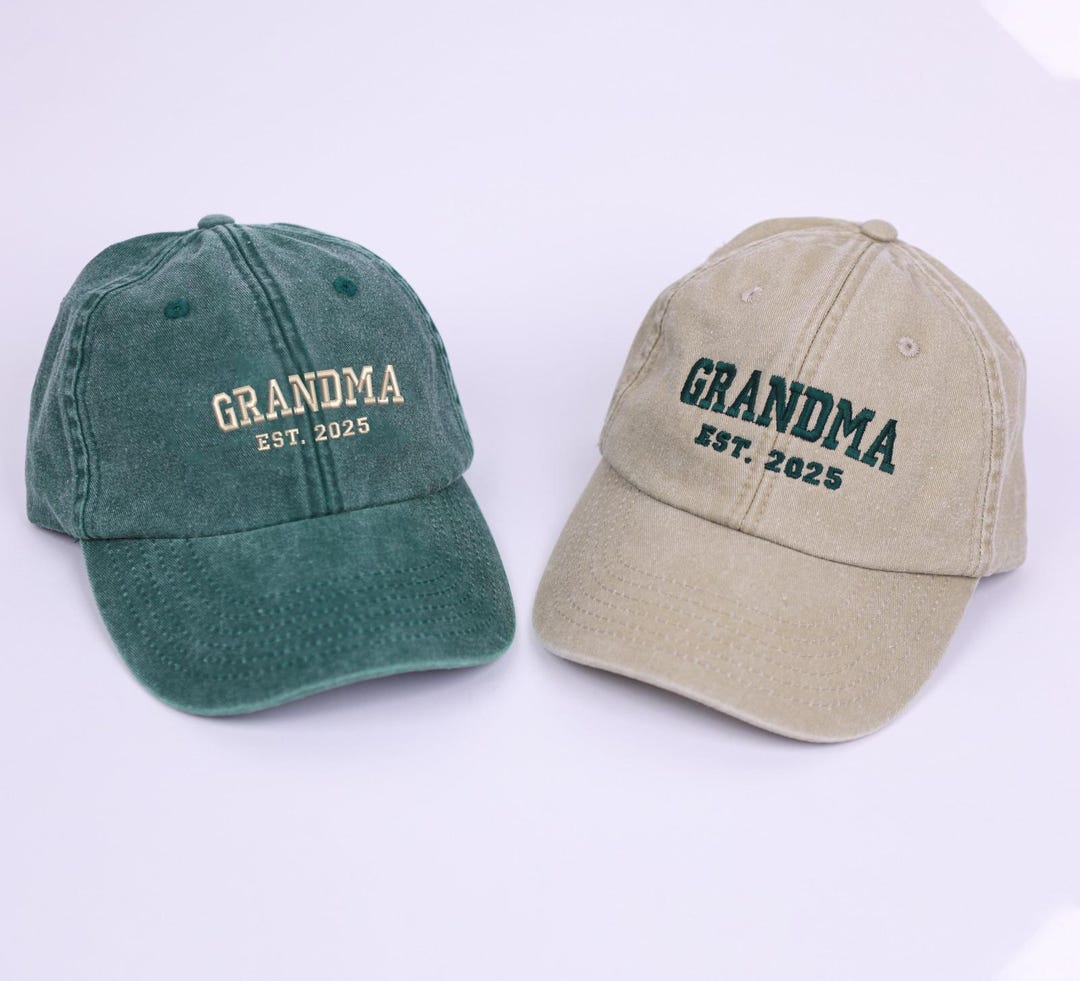 Custom Embroidered Grandma Hat, Personalized Nana Baseball Cap, New ...
