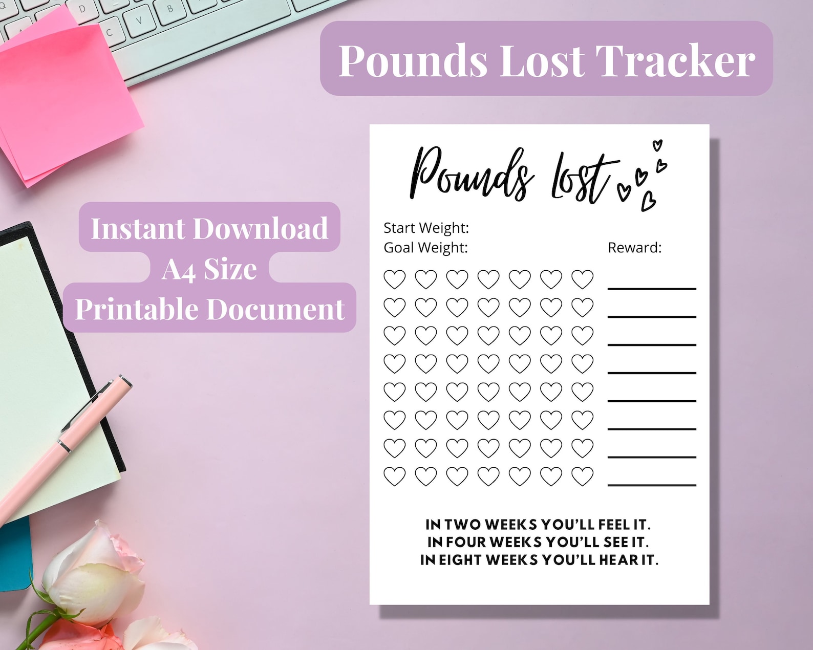 Pounds Lost Chart, Weight Loss Tracker, Weight Loss Chart, Slimming ...