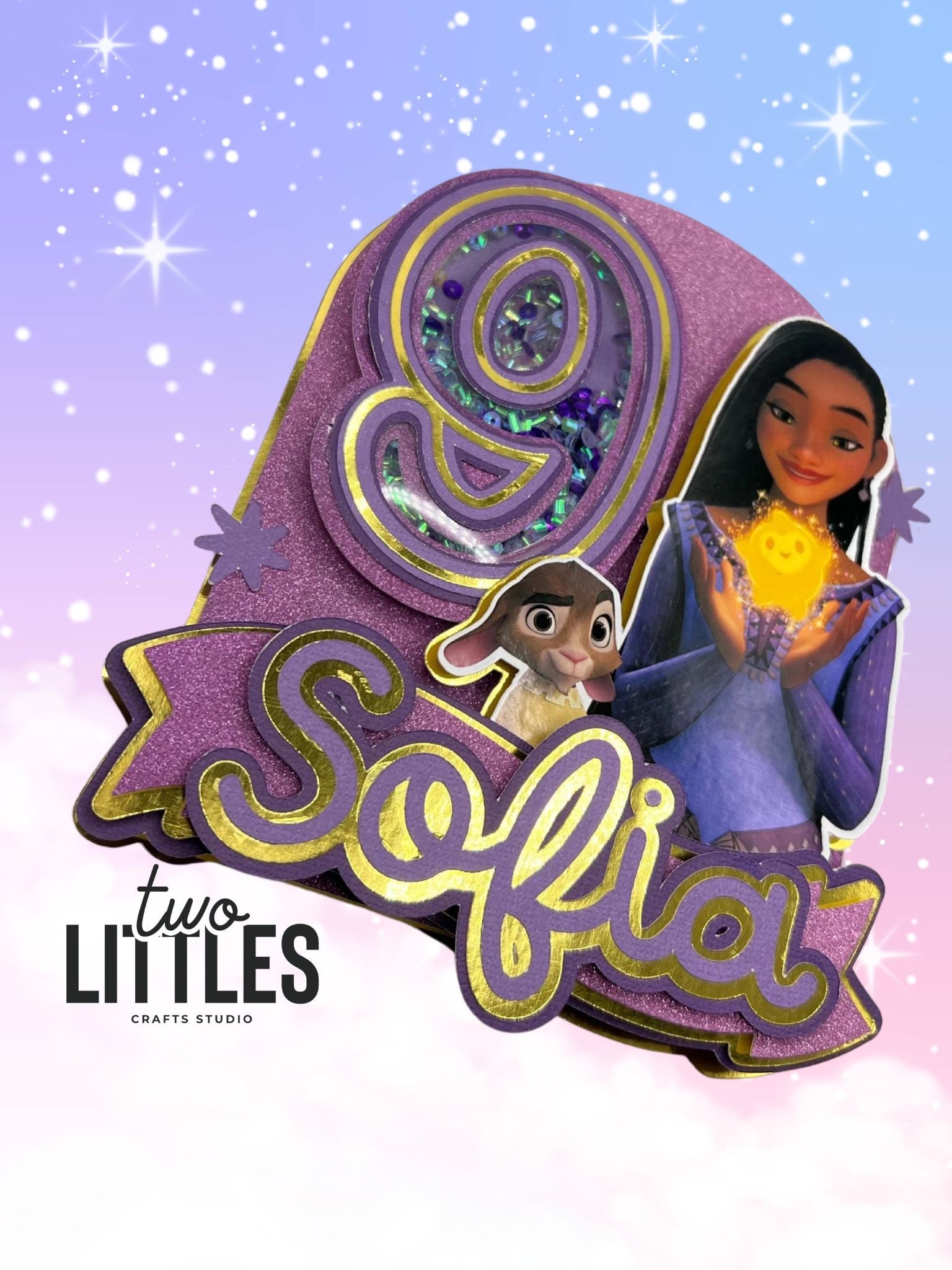 Wish Cake Topper - Disney’s Wish - Disney Princess - Etsy