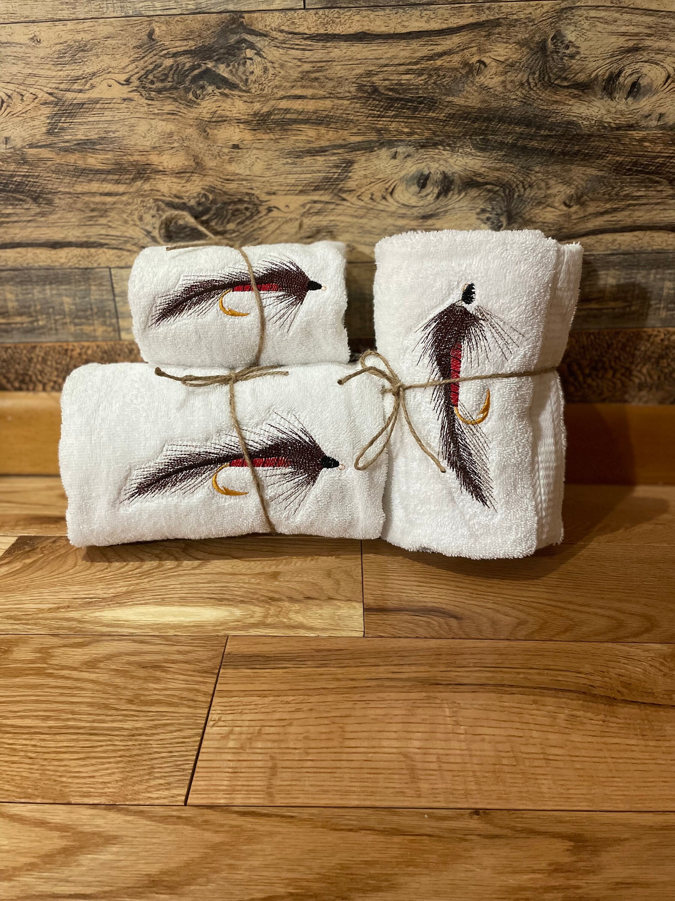 Fly Fishing Bath Towel Set - Etsy