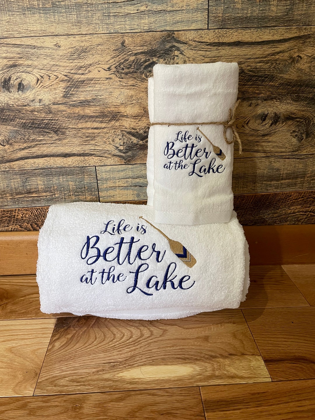 Lake Life Towel Set - Etsy