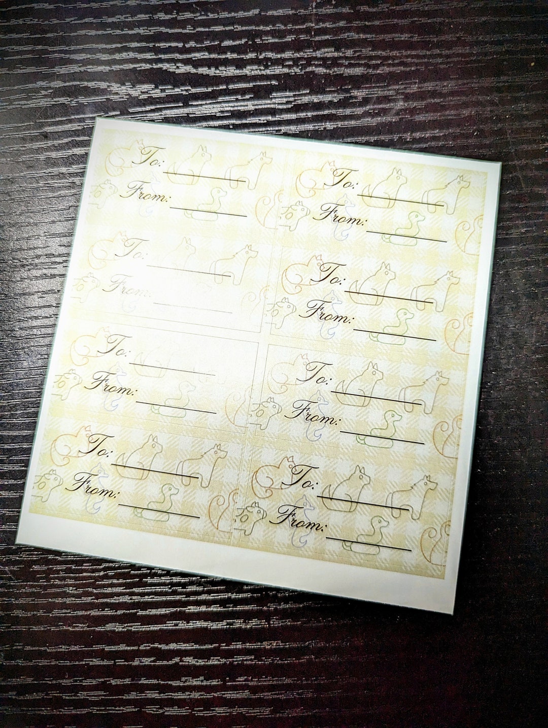 Fruits Basket Gift Labels - Etsy