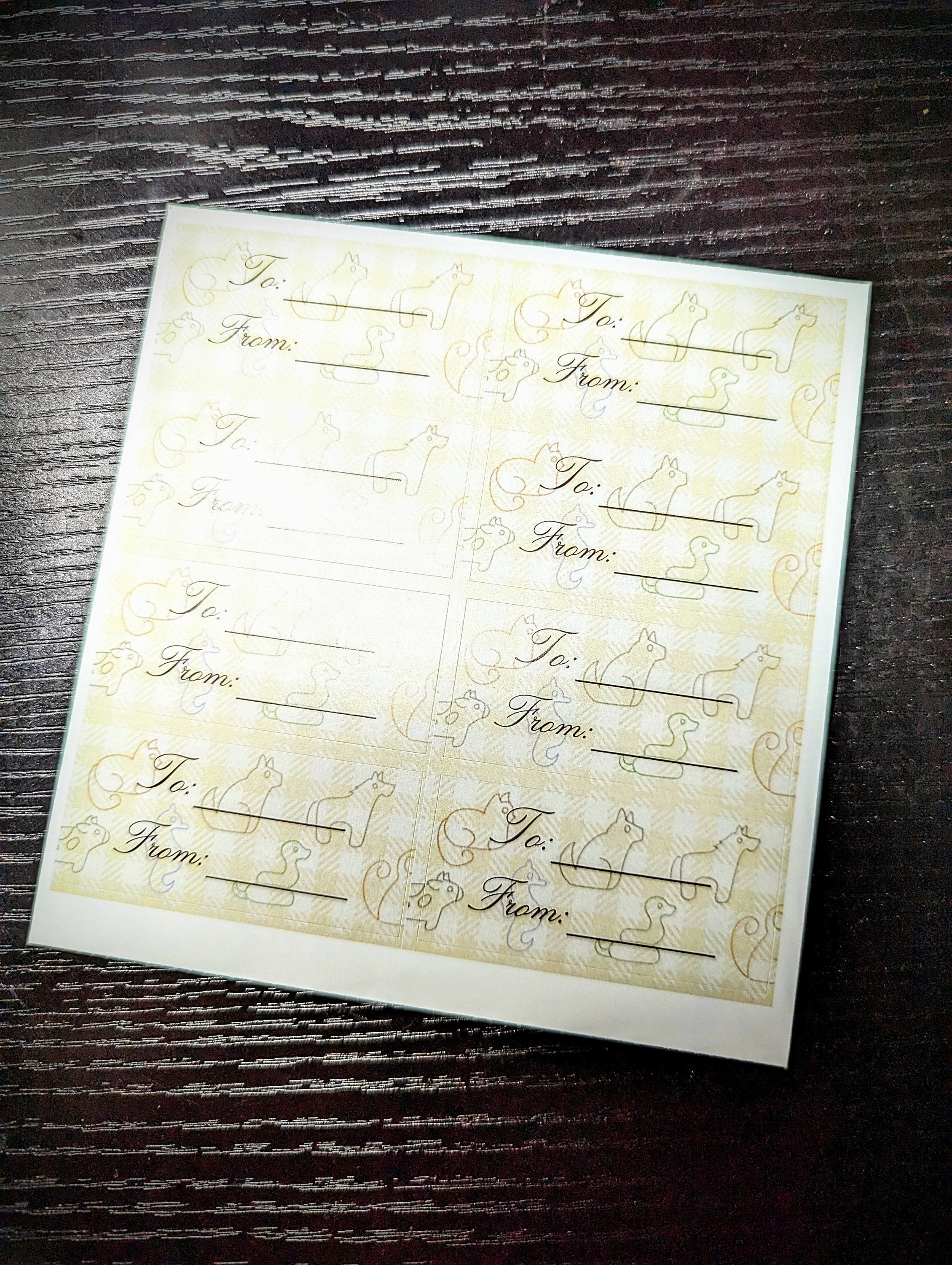 Fruits Basket Gift Labels - Etsy