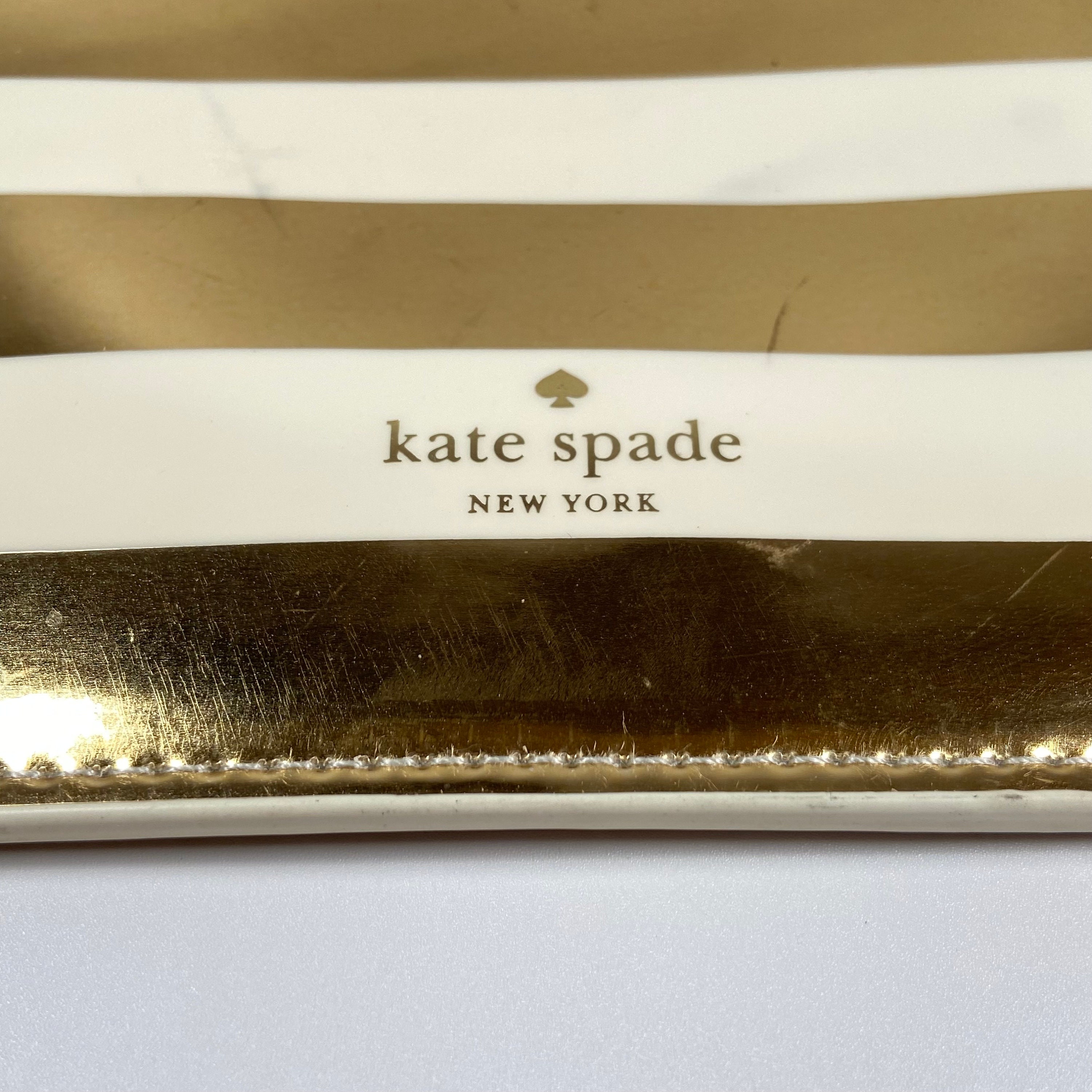 Genuine Vintage Kate Spade White & Gold Wallet - Etsy