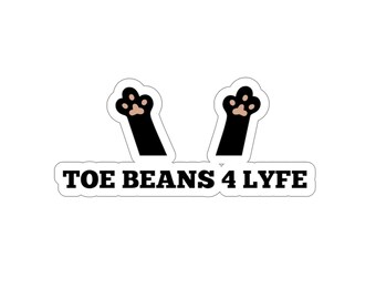 Holographic Toe Beans Sticker Cute Kawaii Rainbow - Etsy