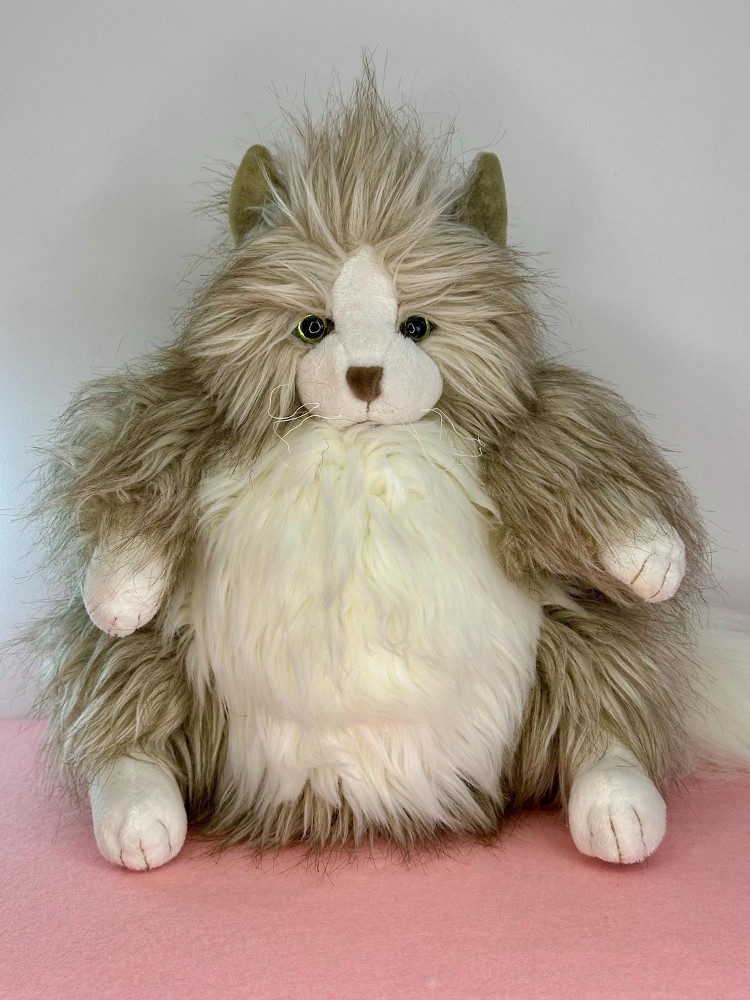 Folkmanis Fluffy Cat Hand Puppet - Etsy