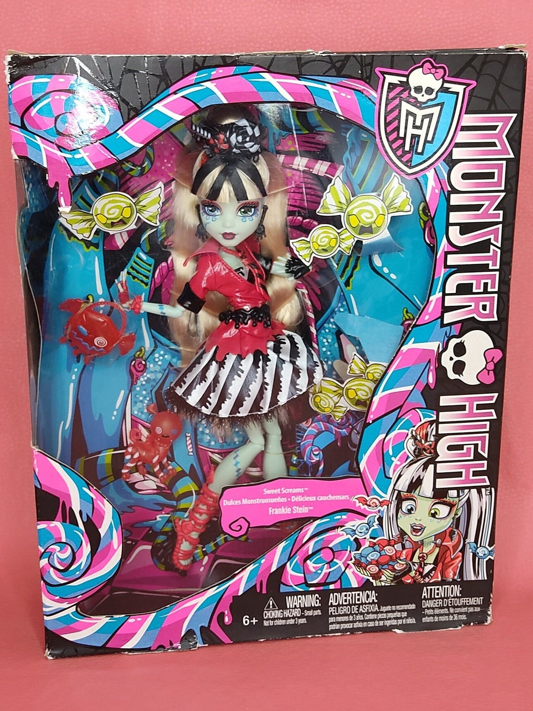 Monster High Sweet Screams Frankie Stein Doll 3 New 3 Etsy