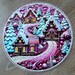 Pink Gingerbread House Sign, Faux 3D Gingerbread House Sign, Metal ...