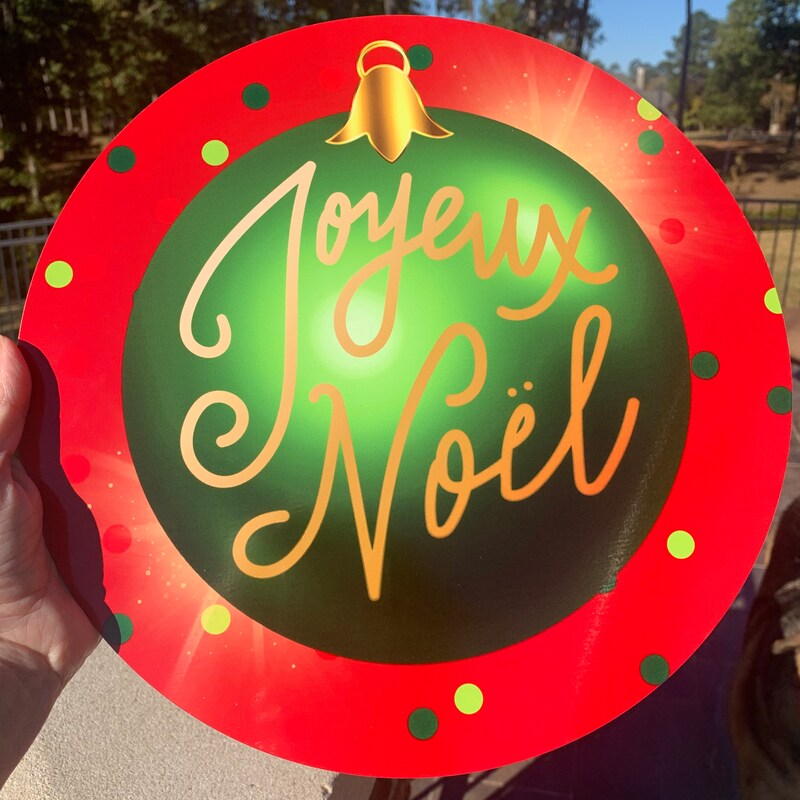 Joyeux Noel Sign - Etsy