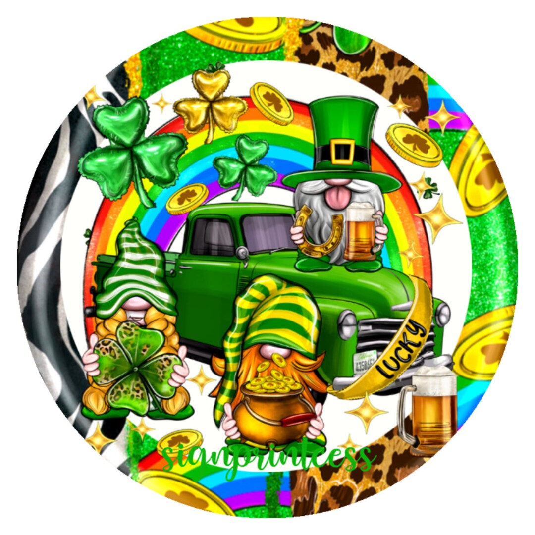 St. Patrick's Day Sign, Metal Wreath Sign, St. Patrick Decoration, St ...