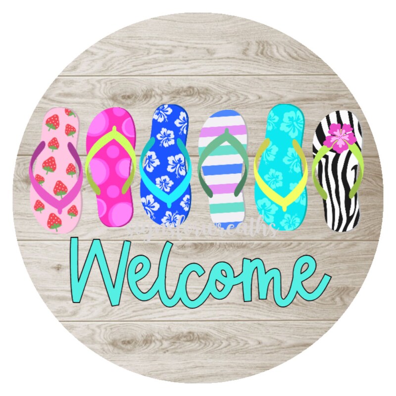 Flip Flop Sign - Etsy
