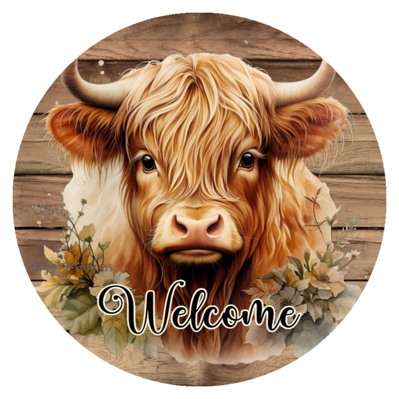 Cow Sign - Etsy