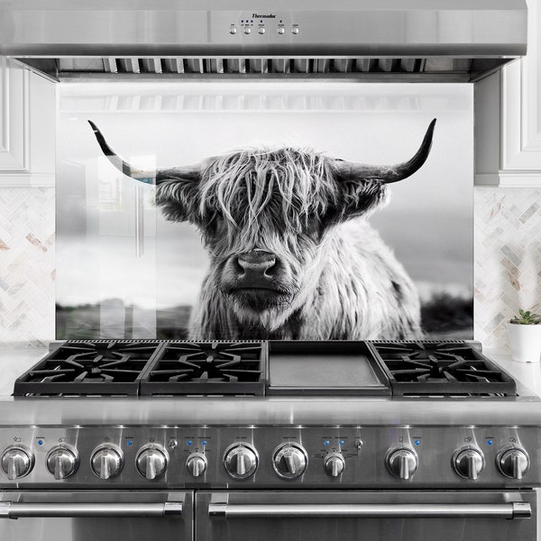 Highland Cow Splashback - Etsy