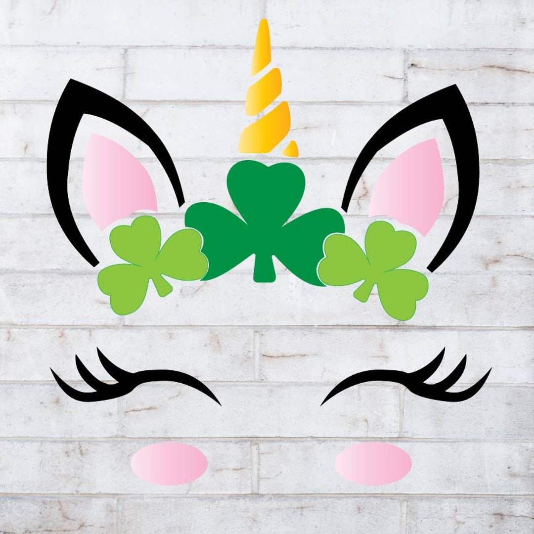 Clover Unicorn Svg Dxf Pdf Png - Etsy