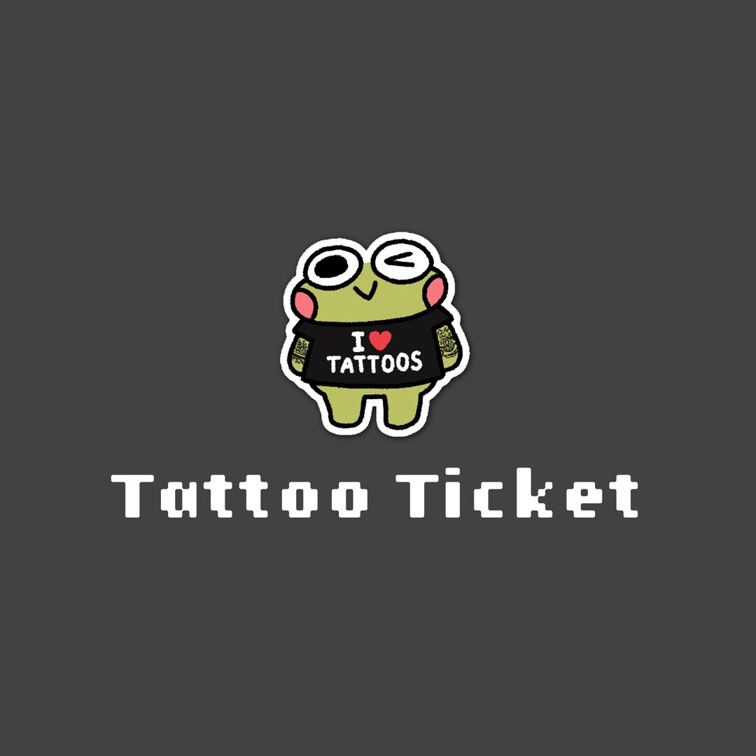 Bippy Tattoo Ticket - Etsy