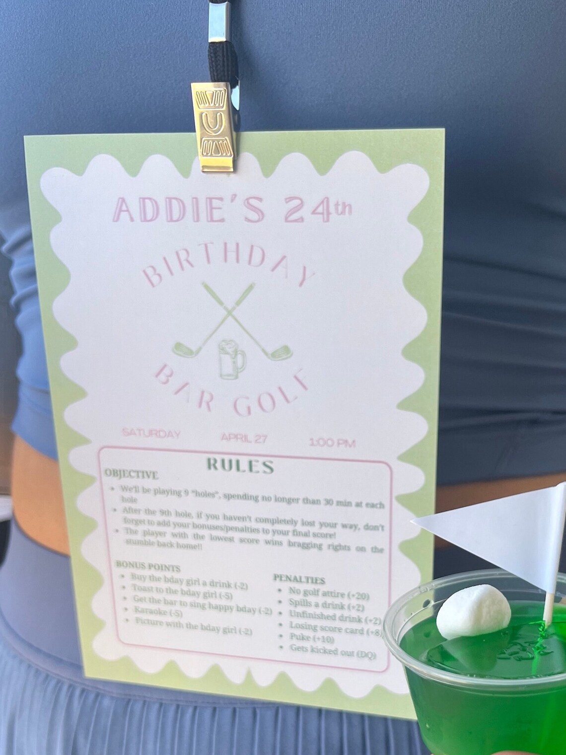 Customizable Bar Golf Scorecard – Printable Birthday & Bachelorette ...