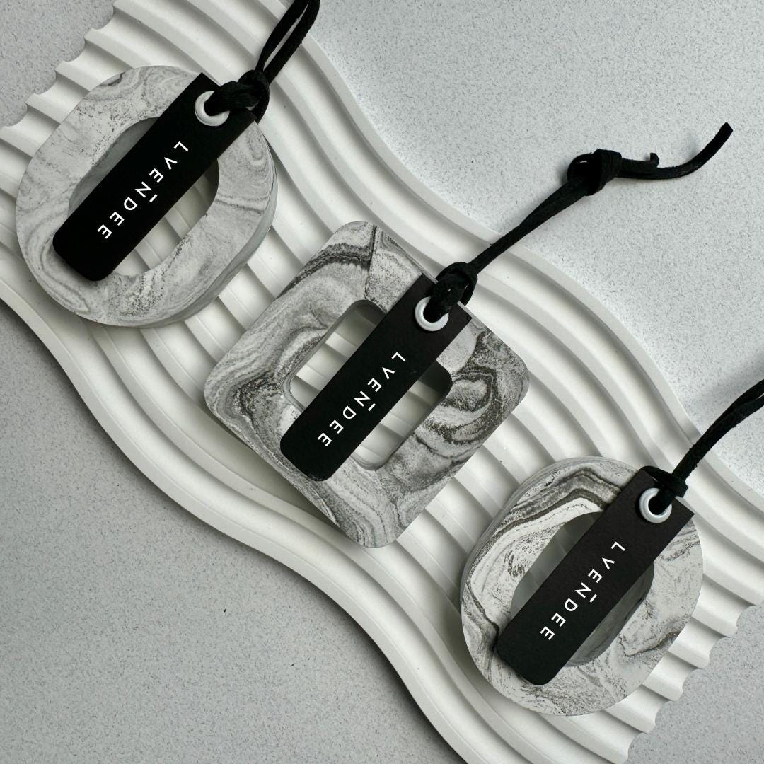 Scented Stone | Hanging Tag | Stone Diffuser to Hang in Cars or Closets ...