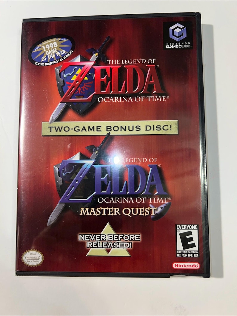 The Legend of Zelda: Ocarina of Time - Master Quest Nintendo Gamecube ...