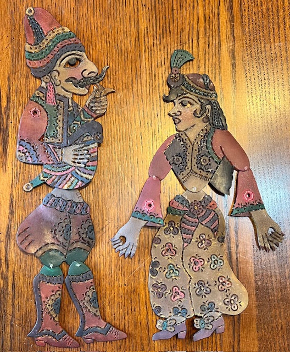 Vintage Turkish Shadow Puppets - Etsy