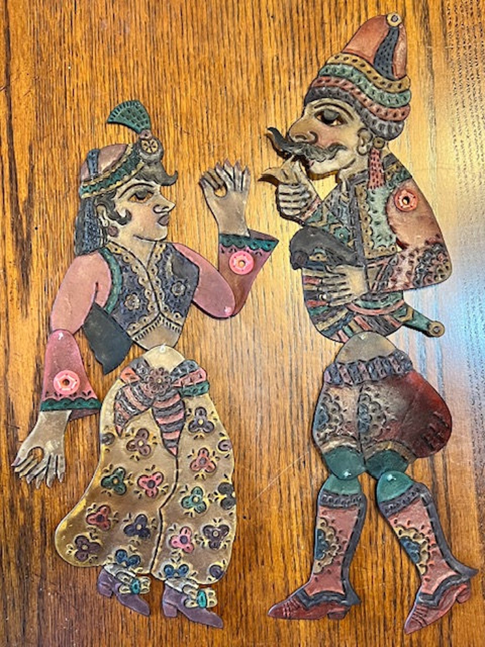 Vintage Turkish Shadow Puppets - Etsy