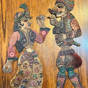 Vintage Turkish Shadow Puppets - Etsy