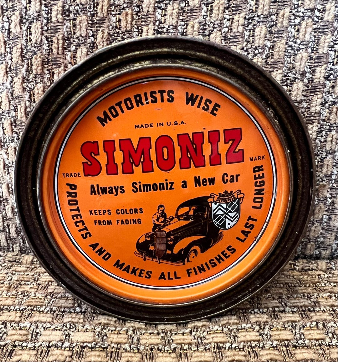 Vintage Simoniz Can 1930s - Etsy