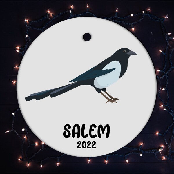 Magpie Ornament - Etsy