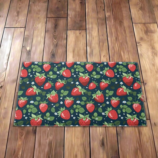 Strawberry Door Mat - Etsy