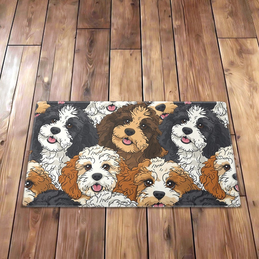 Cavapoo Doormat, Cavapoo Gift, Cavapoo Door Mat, Cavapoo Welcom Mat ...