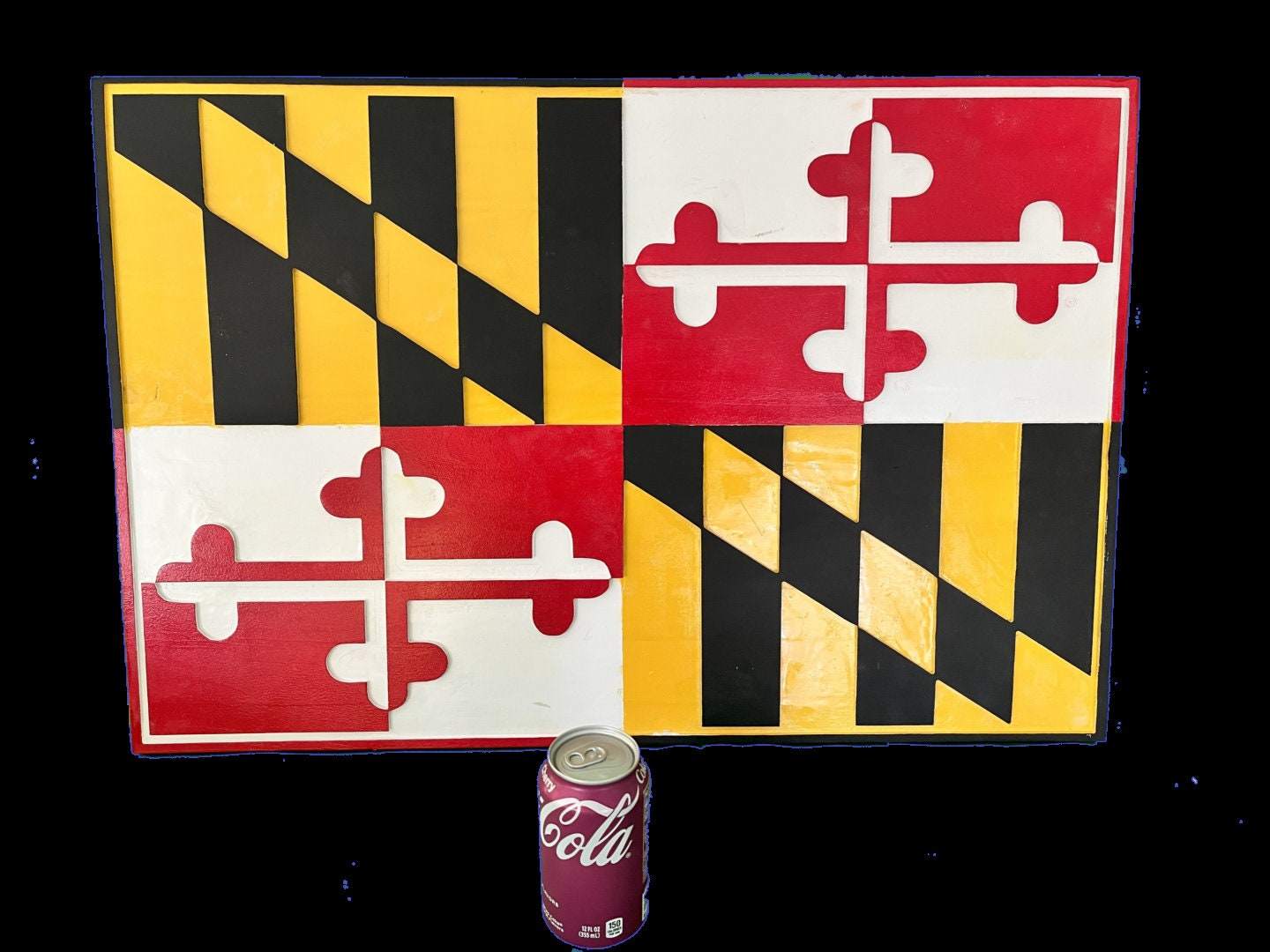 2.5D Wooden Maryland Flag - Etsy