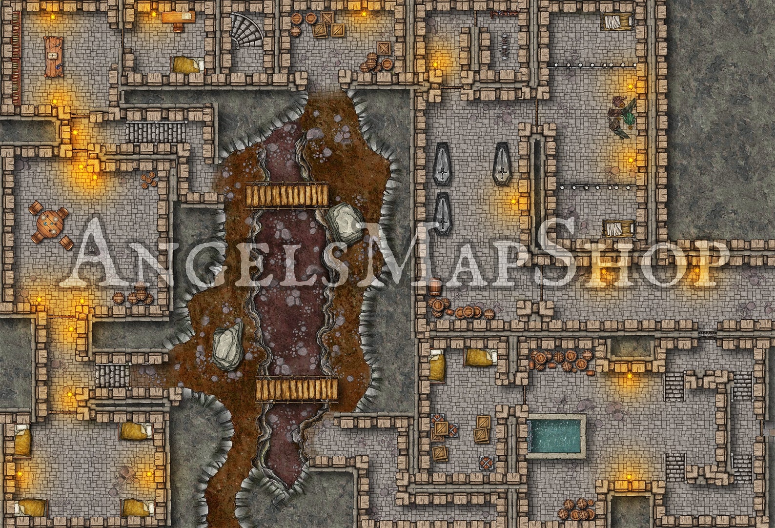 Lost Mine of Phandelver Map, Goblin Arrows, Redbrand Hideout, Dnd Maps ...