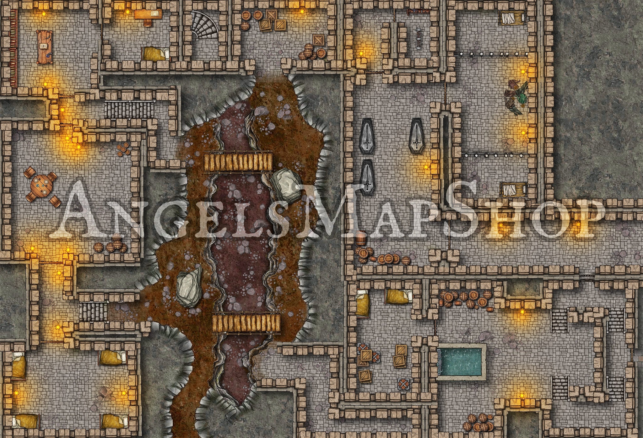 Lost Mine of Phandelver Map, Goblin Arrows, Redbrand Hideout, Dnd Maps ...