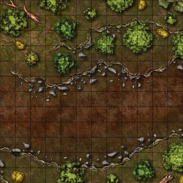 Forest Battle Map - Etsy