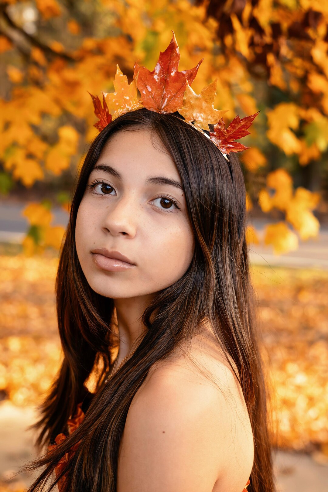 Autumn Leaf Tiara Crown Bridal Hair Accessory - Etsy