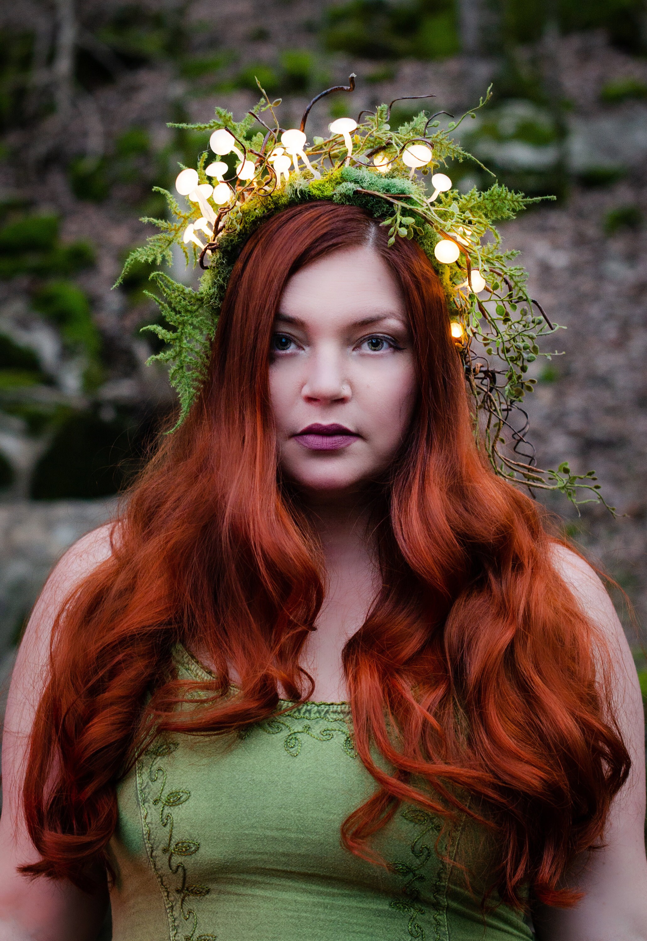 Light up Mushroom Crown: Cottagecore Fairy Woodland Rave Crown - Etsy