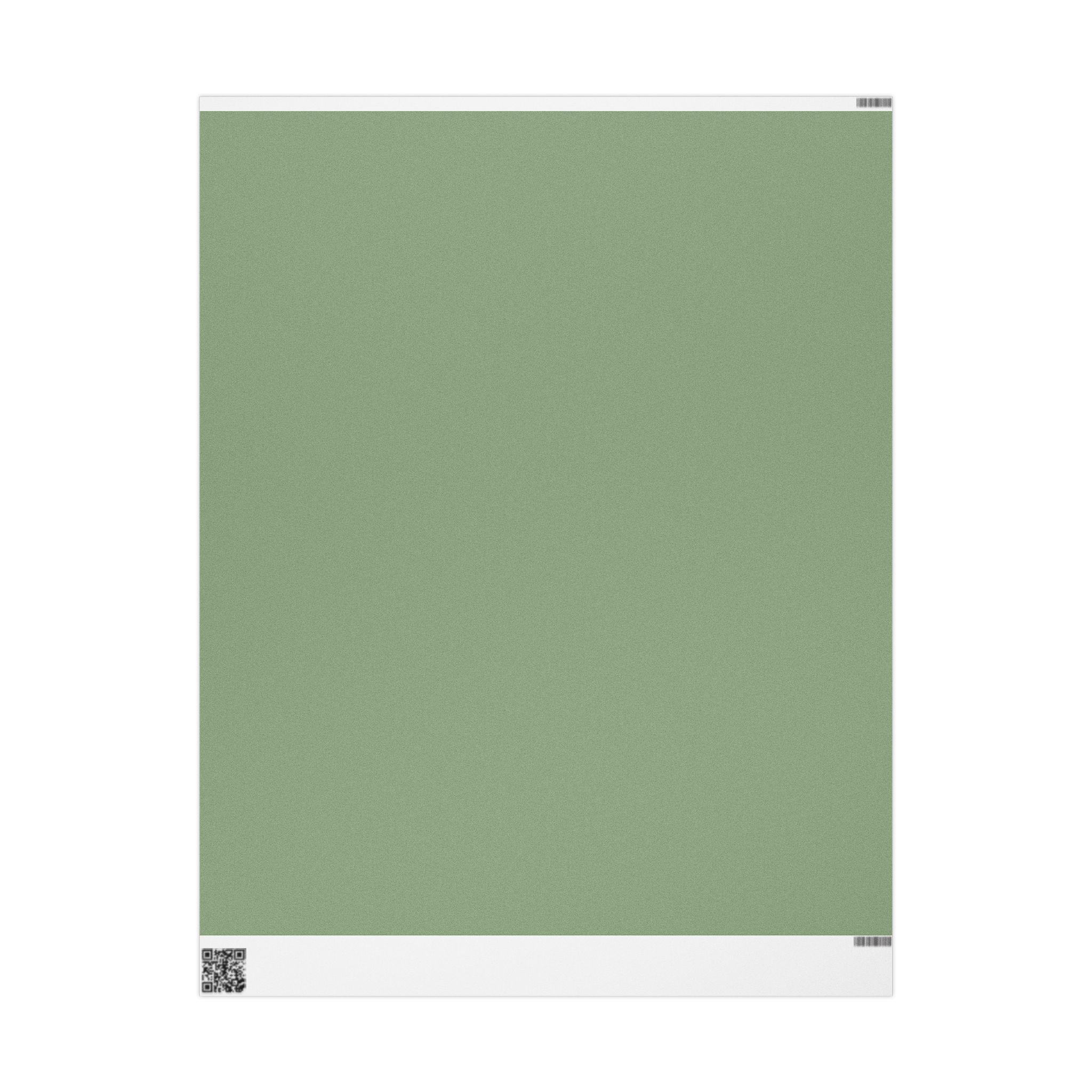 Sage Green Wrapping Paper| Green Roll Wrapping Paper| Christmas Gift ...