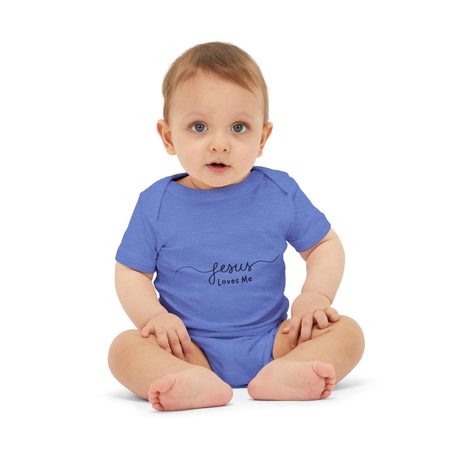 Religious Onesie Gift| Jesus Loves Me Shirt| Christian Baby Bodysuit ...