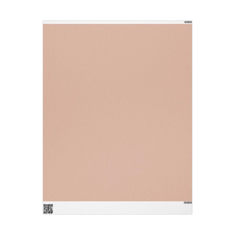 Whisper Pink Wrapping Paper| Solid Pastel Pink Gift Paper Roll| Easter ...