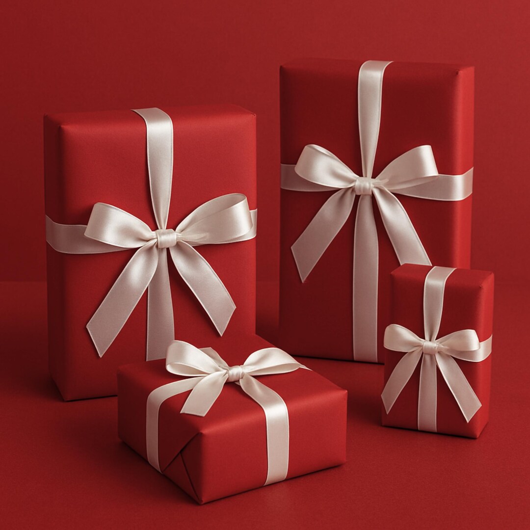 Crimson Red Wrapping Papers| Elegant Dark Red Wrapping Paper|christmas ...