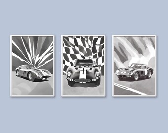 Classic Car Digital Download Prints - Vintage Automotive Art Prints ...