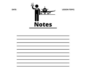 Flight Attendant Notes for Training - Etsy