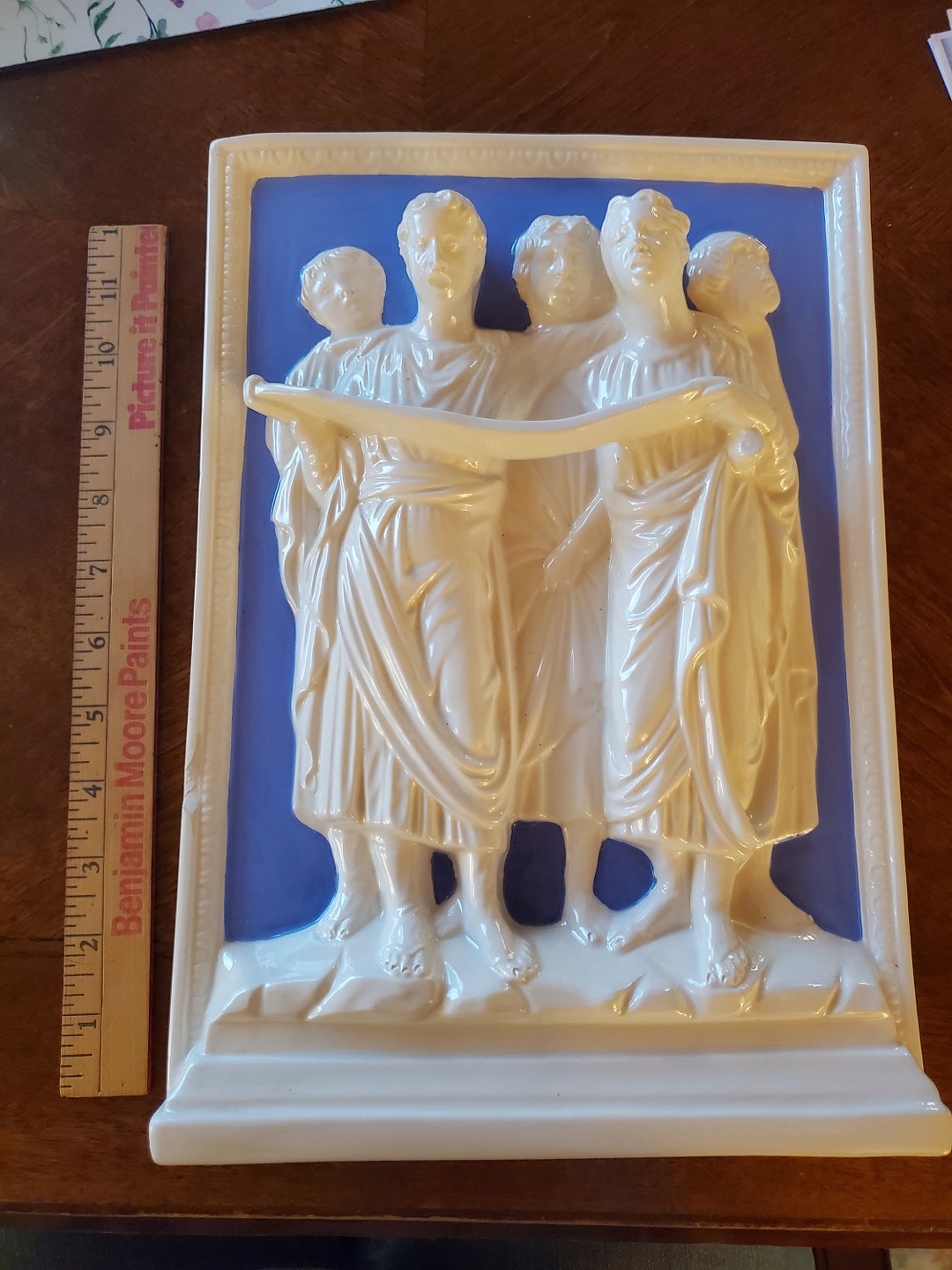 Vintage Italian Faience Frieze of Singers - Etsy