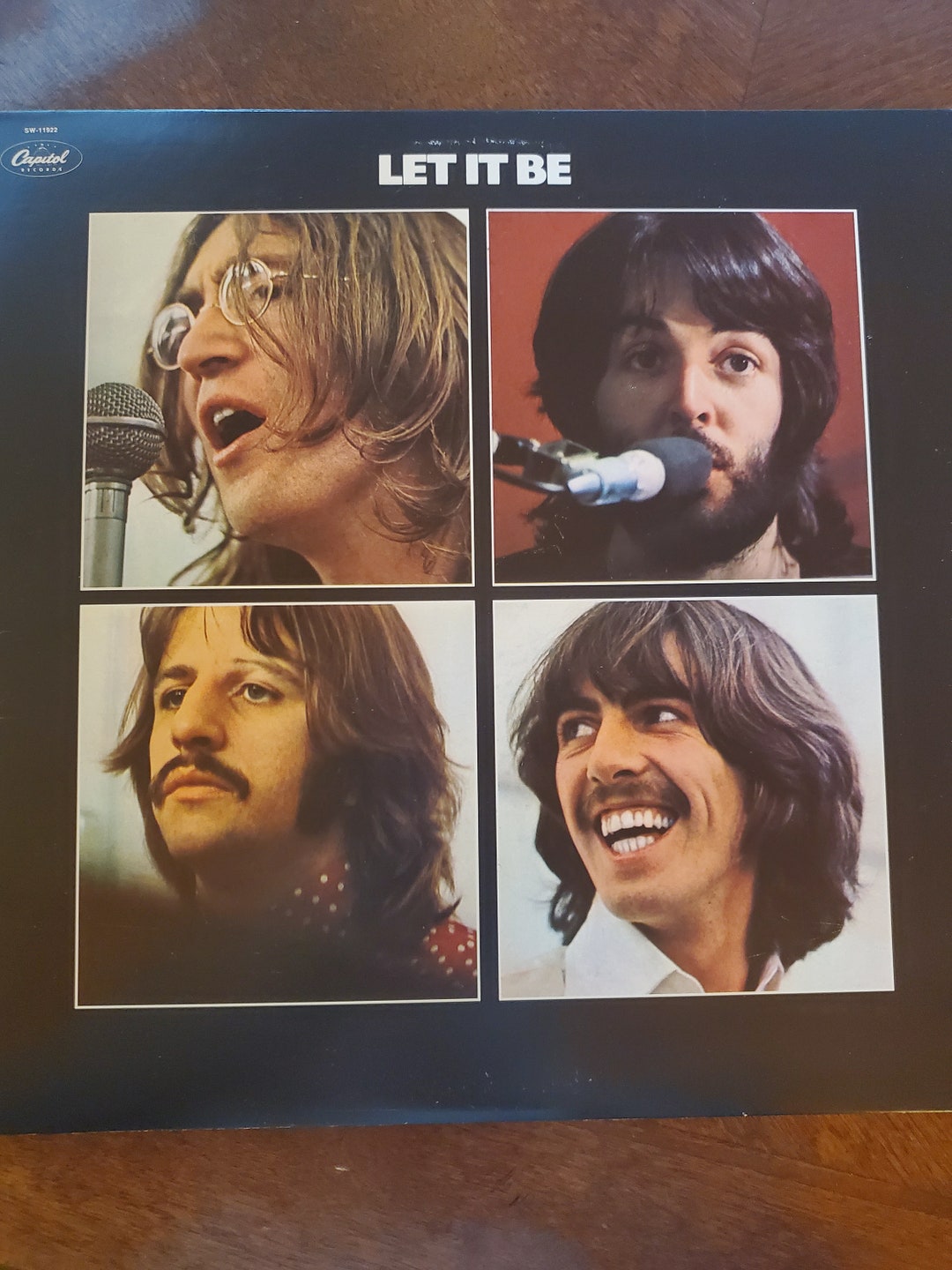 Vintage Record Beatles Let It Be Purple Pressing 1979 - Etsy